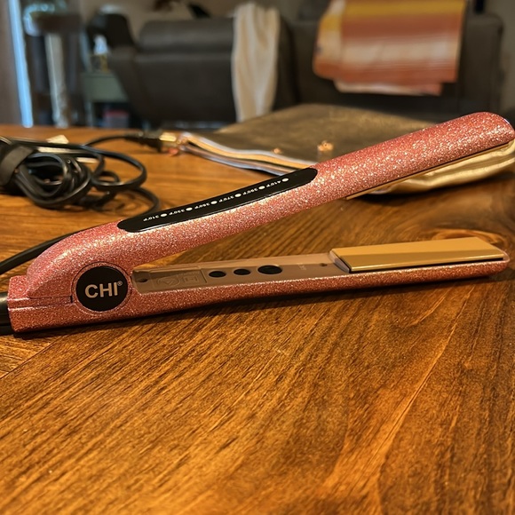 Chi | Hair | Chi Pink Glitter Flat Iron | Poshmark